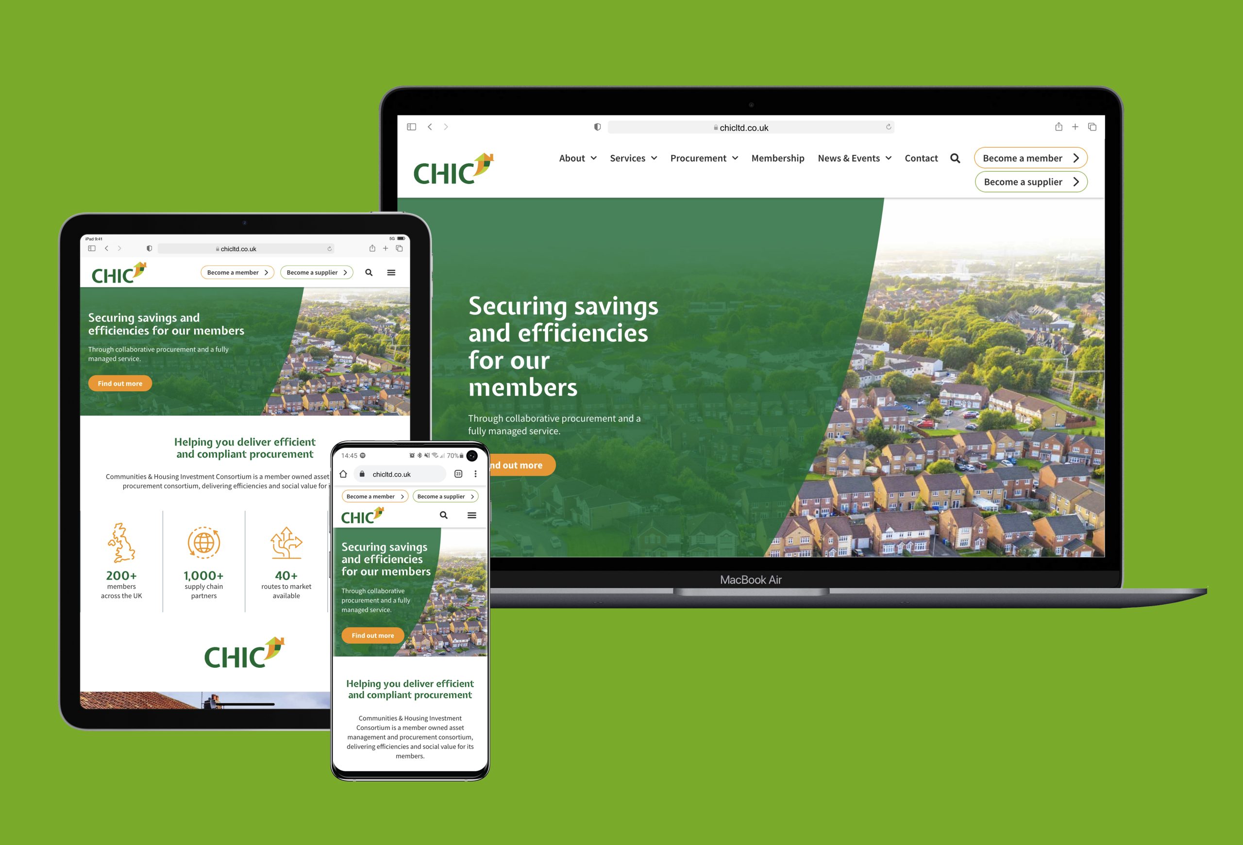 Refreshing the CHIC website